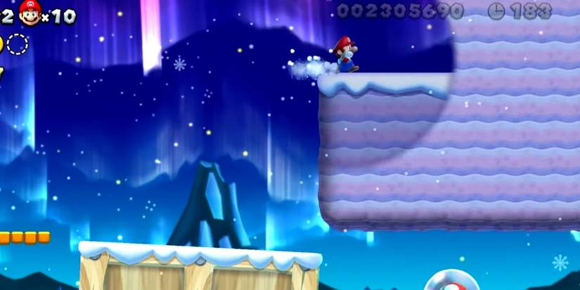 New Super Mario Bros. U Deluxe: All Frosted Glacier Star Coins
