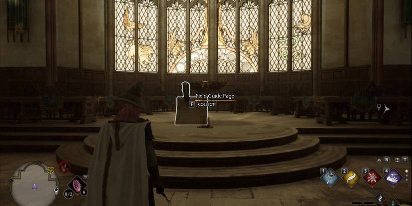 Hogwarts Legacy: All Field Guide Page Locations In The Great Hall