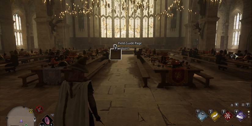 Hogwarts Legacy: All Field Guide Page Locations In The Great Hall