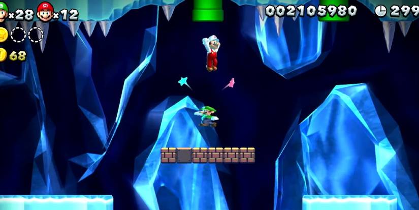 New Super Mario Bros. U Deluxe: All Frosted Glacier Star Coins