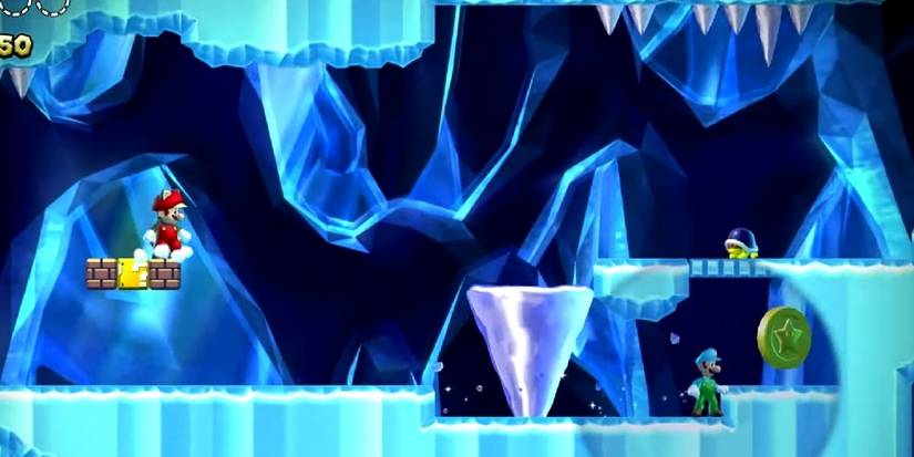 New Super Mario Bros. U Deluxe: All Frosted Glacier Star Coins