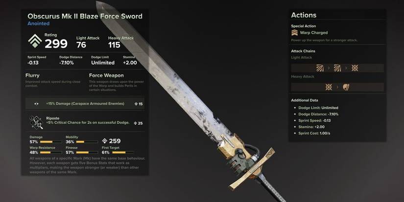 combat knife darktide