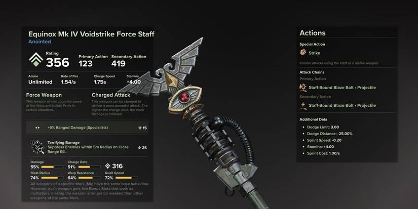 Ranking The Best Ranged Weapons In Darktide