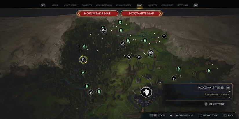 Hogwarts Legacy: Cairn Dungeons Location Guides