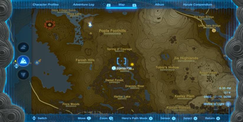 Tears Of The Kingdom: Charged Armor Set Location