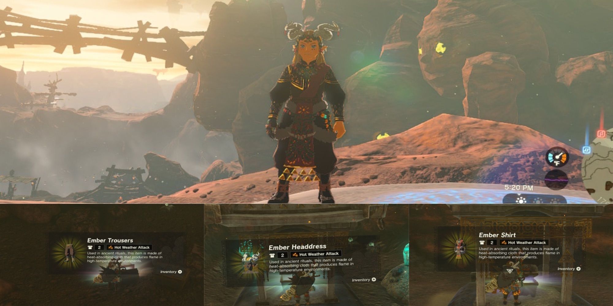 Tears Of The Kingdom – Ember Armor Set Location