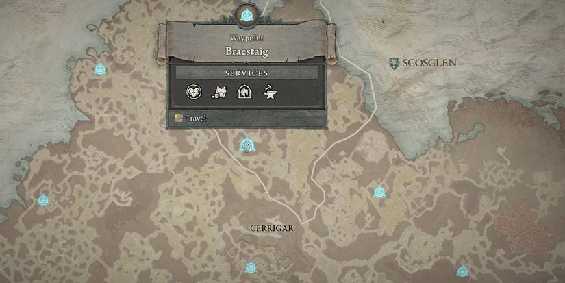Diablo 4: All Waypoint Locations In Scosglen