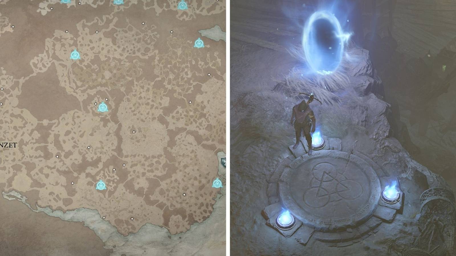Diablo 4: All Waypoint Locations In Hawezar