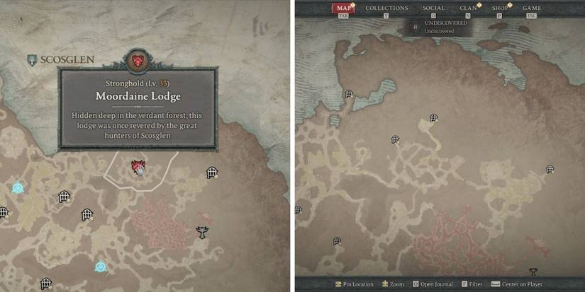 Diablo 4: All Side Dungeon Locations In Scosglen