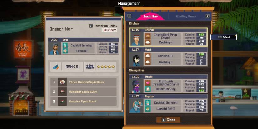 Dave The Diver: Best Staff To Hire
