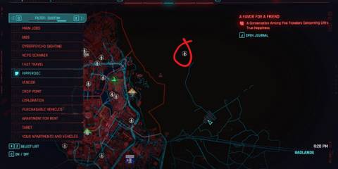 Cyberpunk 2077: All Ripperdoc Locations