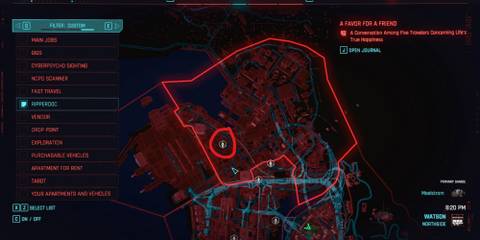 Cyberpunk 2077: All Ripperdoc Locations