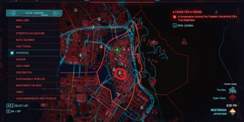 Cyberpunk 2077: All Ripperdoc Locations