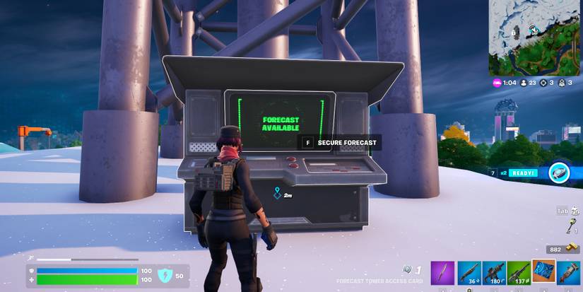 Fortnite Chapter 4 Season 4: Secure Forcast Data From Forecast Towers Guide