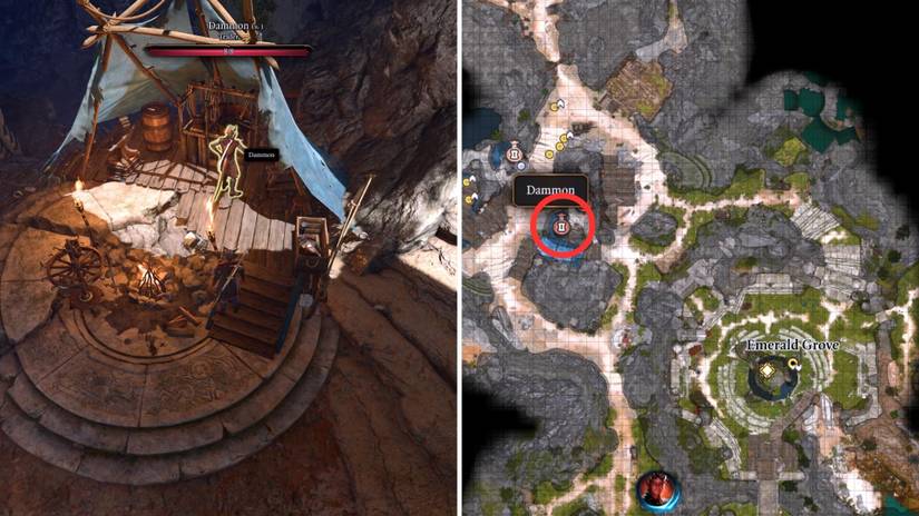 Baldur's Gate 3: Where To Find Dammon