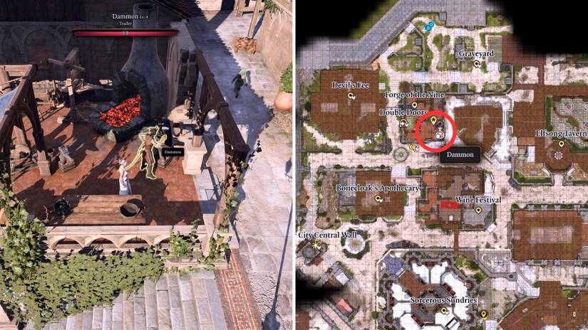 Baldur's Gate 3: Where To Find Dammon