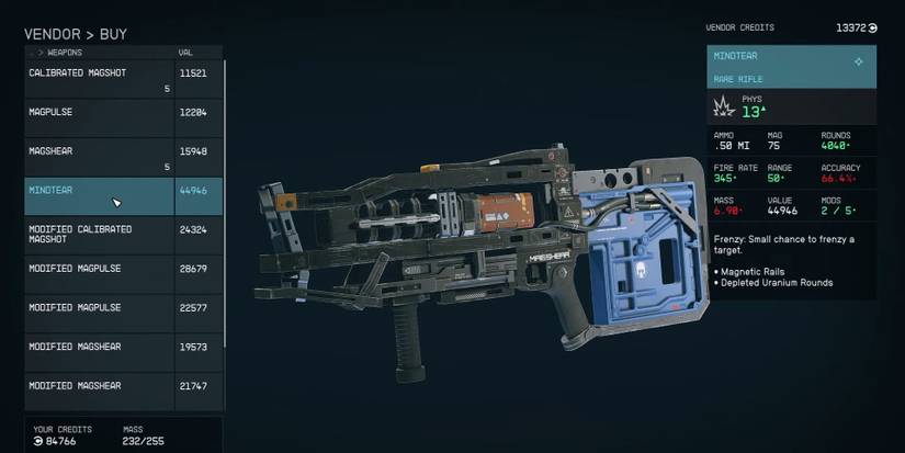 Starfield: All Unique Weapons, Ranked