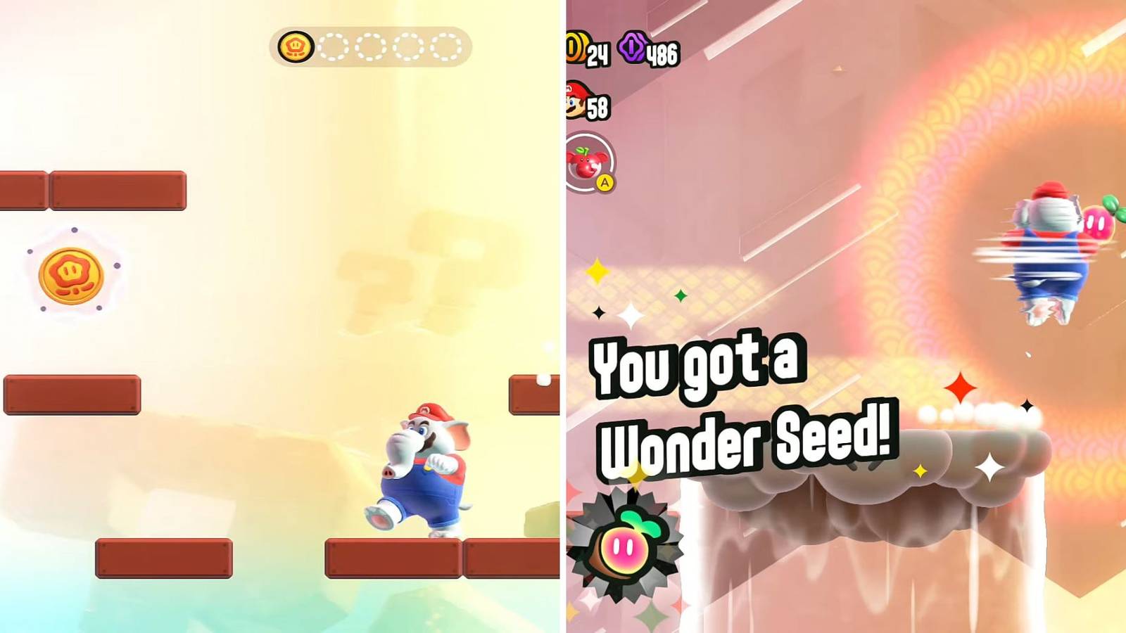 Super Mario Bros. Wonder: An Empty Park - All Wonder Token Locations