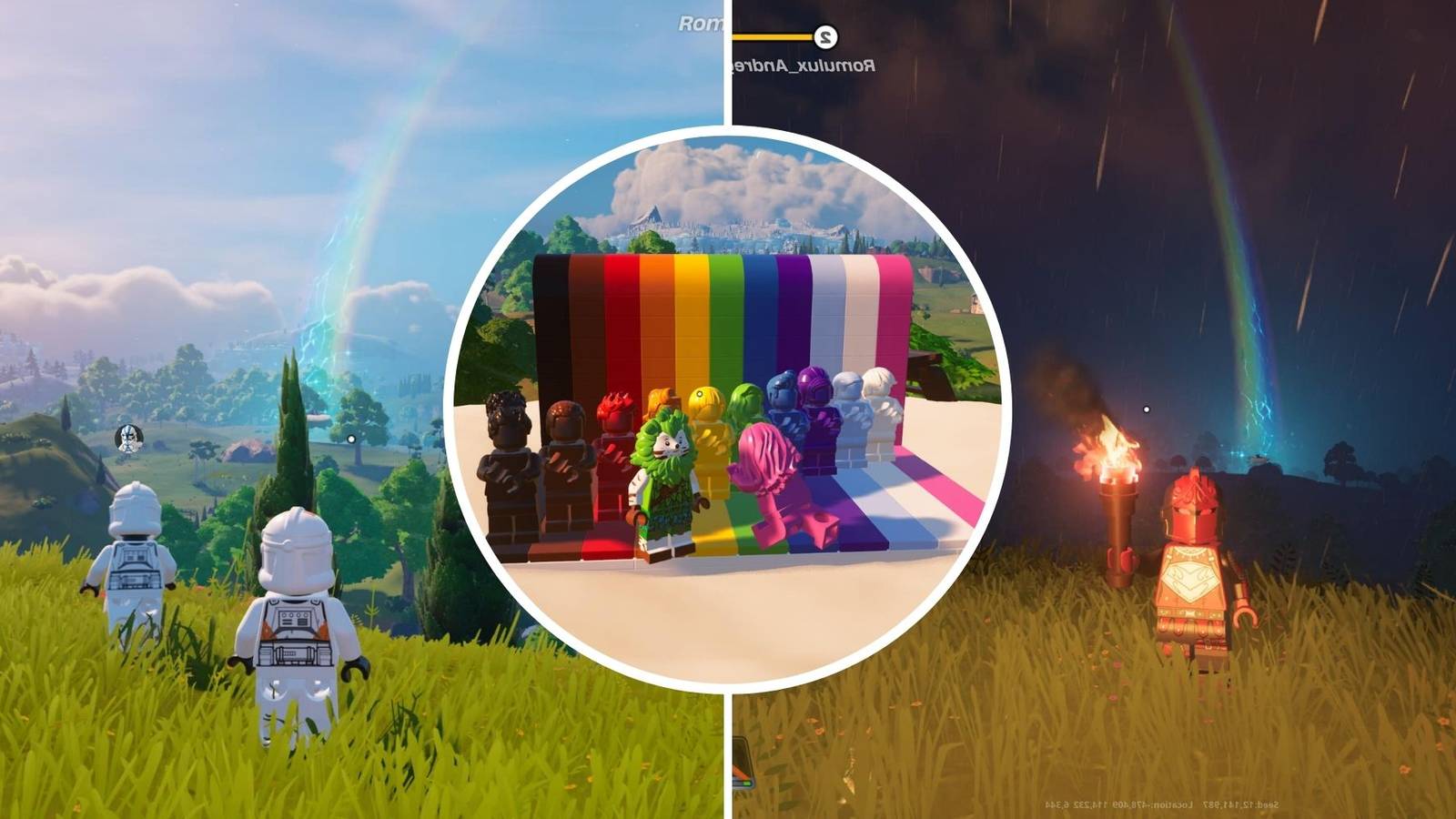 LEGO Fortnite: How To Find Rainbow Clouds