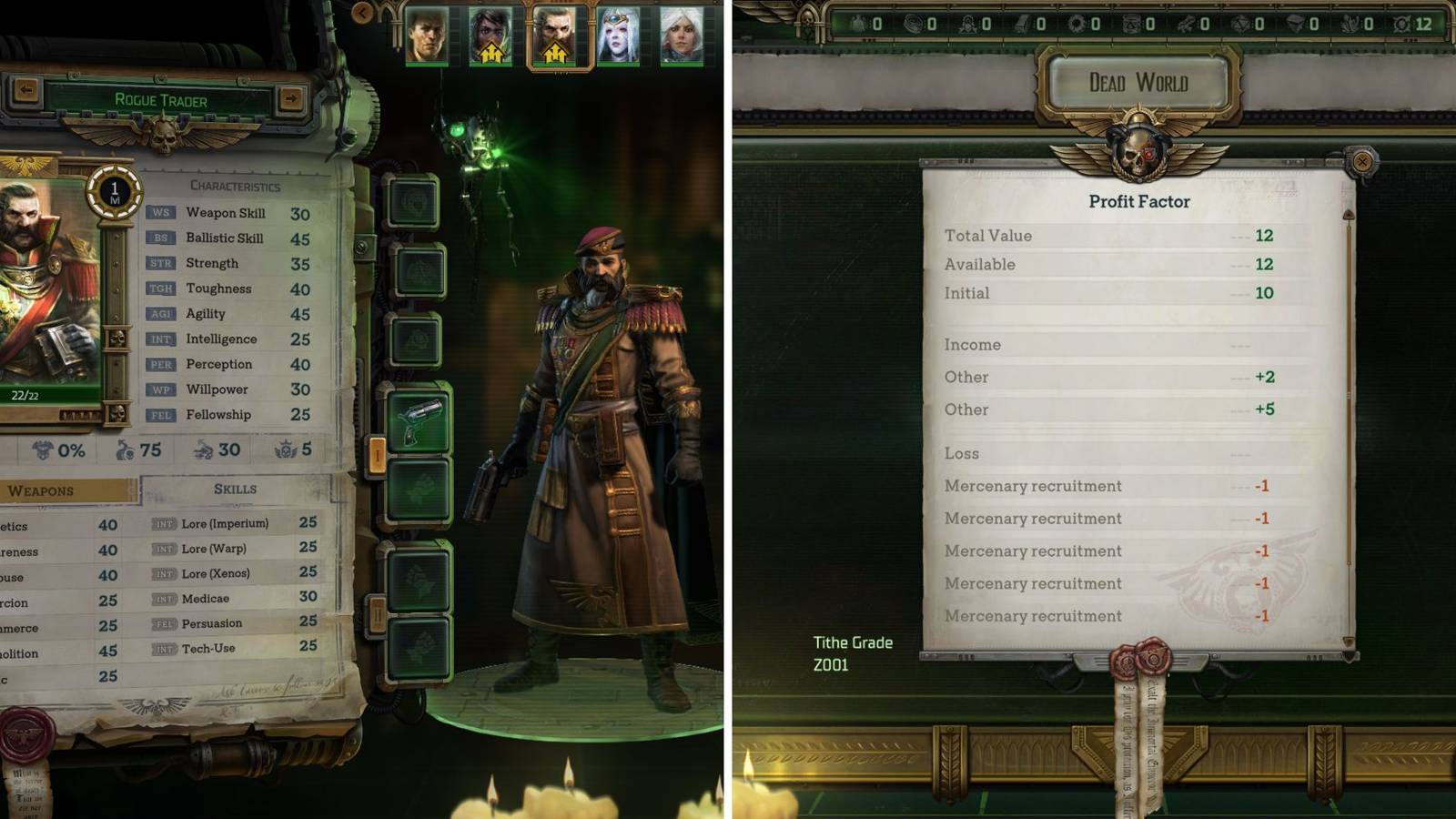 Warhammer 40K: Rogue Trader - How To Recruit Mercenaries