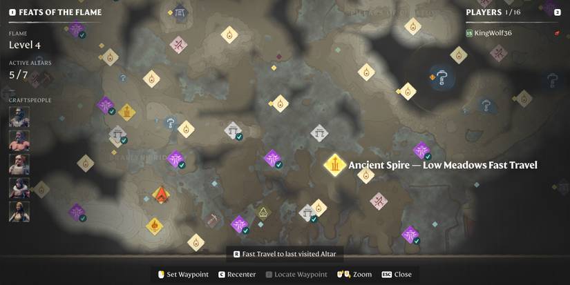 Enshrouded: All Fast Travel Point Locations