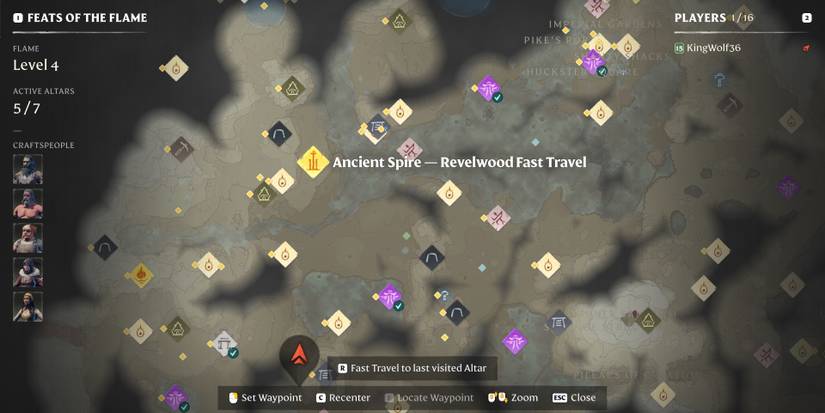 Enshrouded: All Fast Travel Point Locations