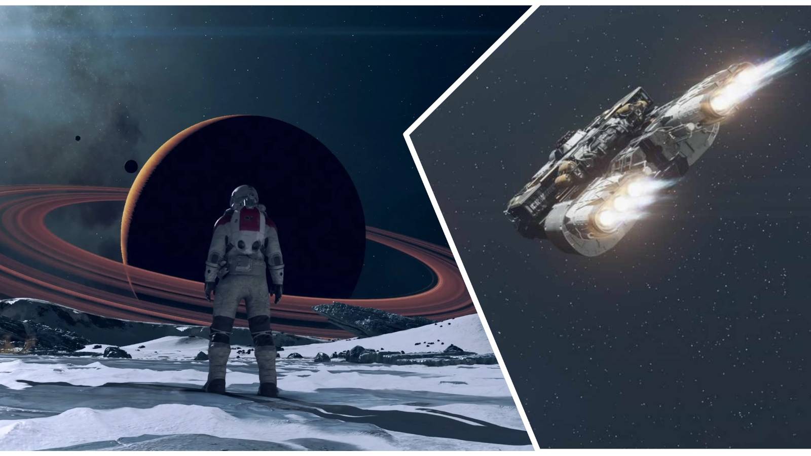 Starfield Player Takes Submarine To Space With This Epic Ship Design