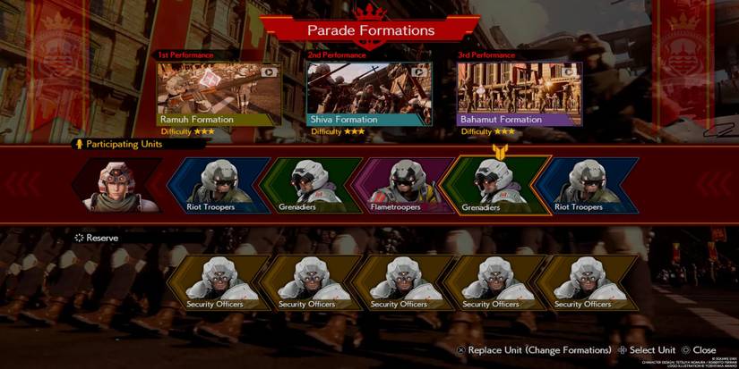 Final Fantasy 7 Rebirth: Best Parade Formation