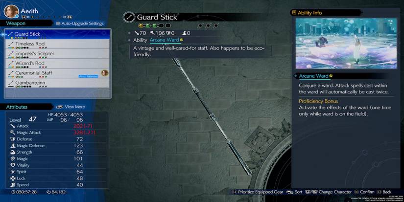 Final Fantasy 7 Rebirth: Best Weapons For Aerith, Ranked