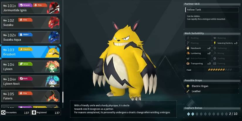 Palworld: 10 Best Electric Pals, Ranked