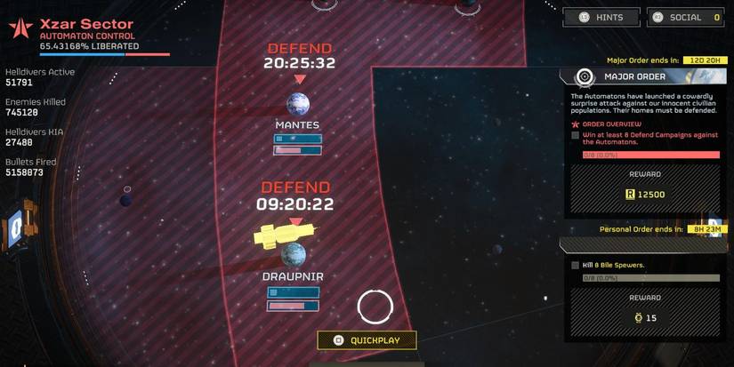Helldivers 2: Major Orders - How To Win Defend Campaign Against Automatons