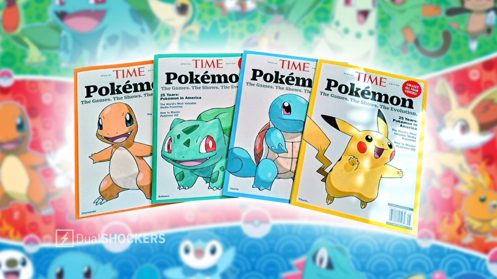 Pokemon Headlines Time Magazine In Special Edition Four-Set Collectibles