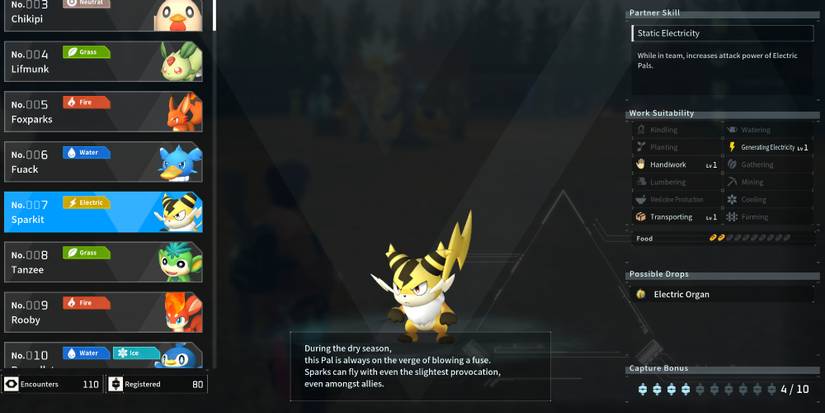 Palworld: 10 Best Electric Pals, Ranked