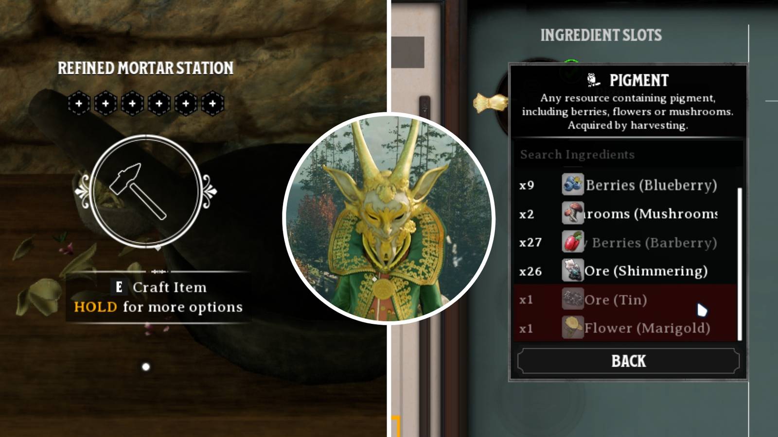 Nightingale: How To Get Pigment & Make Ink