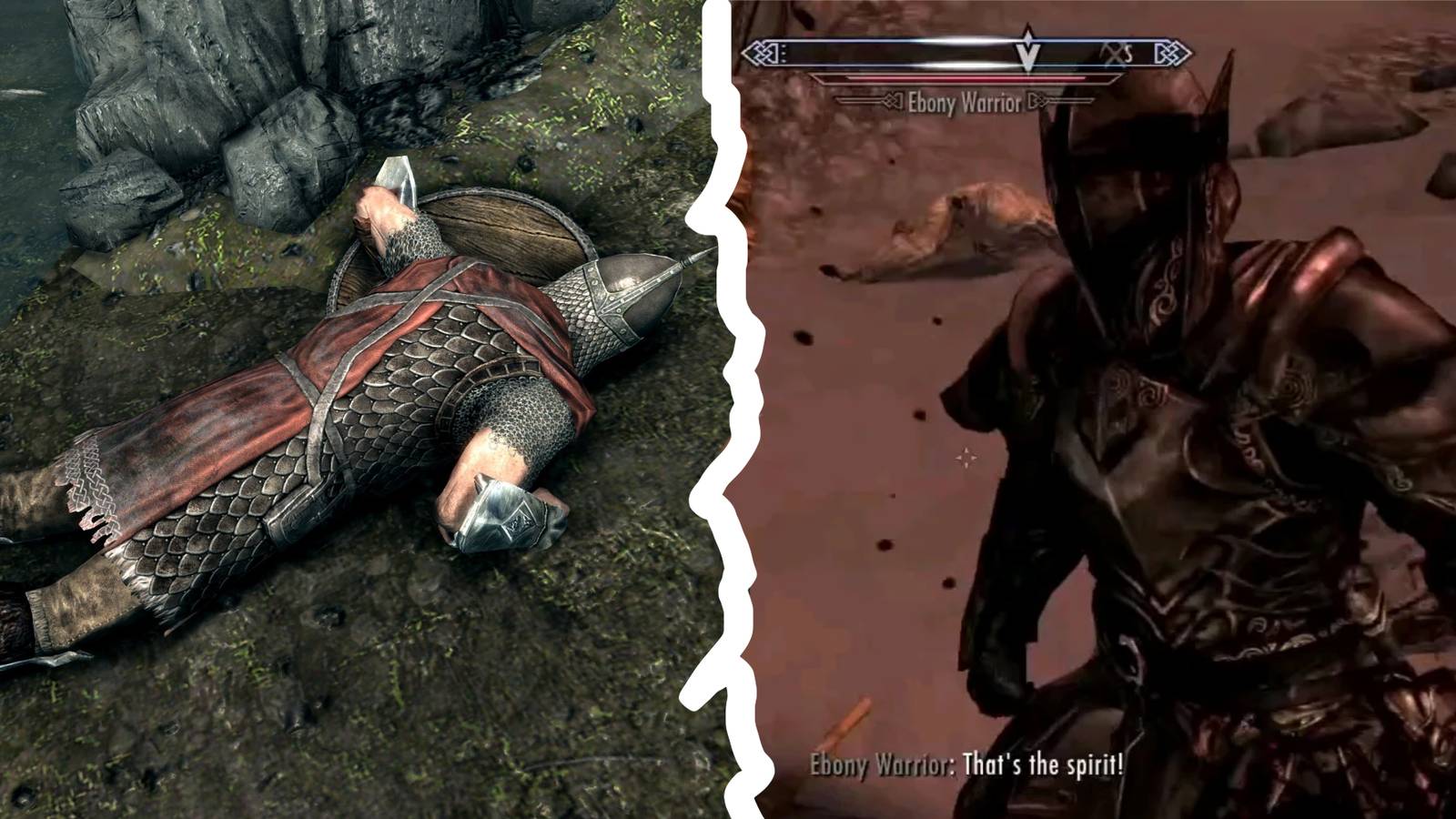 How To Defeat The Ebony Warrior In Skyrim?