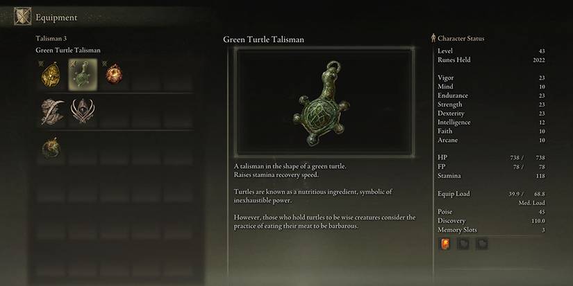 Where To Find The Green Turtle Talisman In Elden Ring