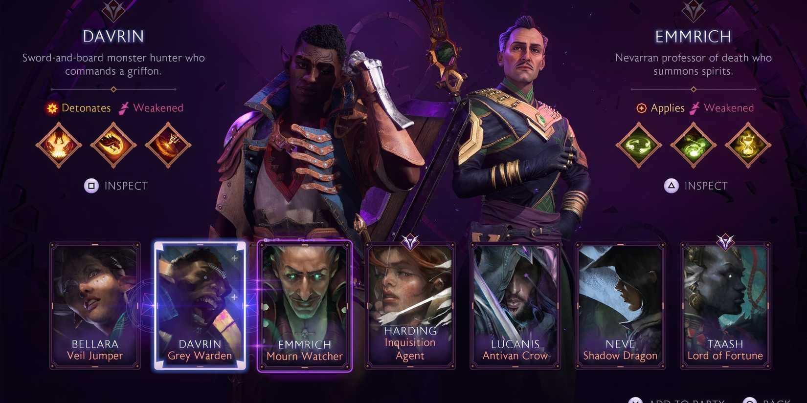 Dragon Age: The Veilguard: Best Davrin Companion Build