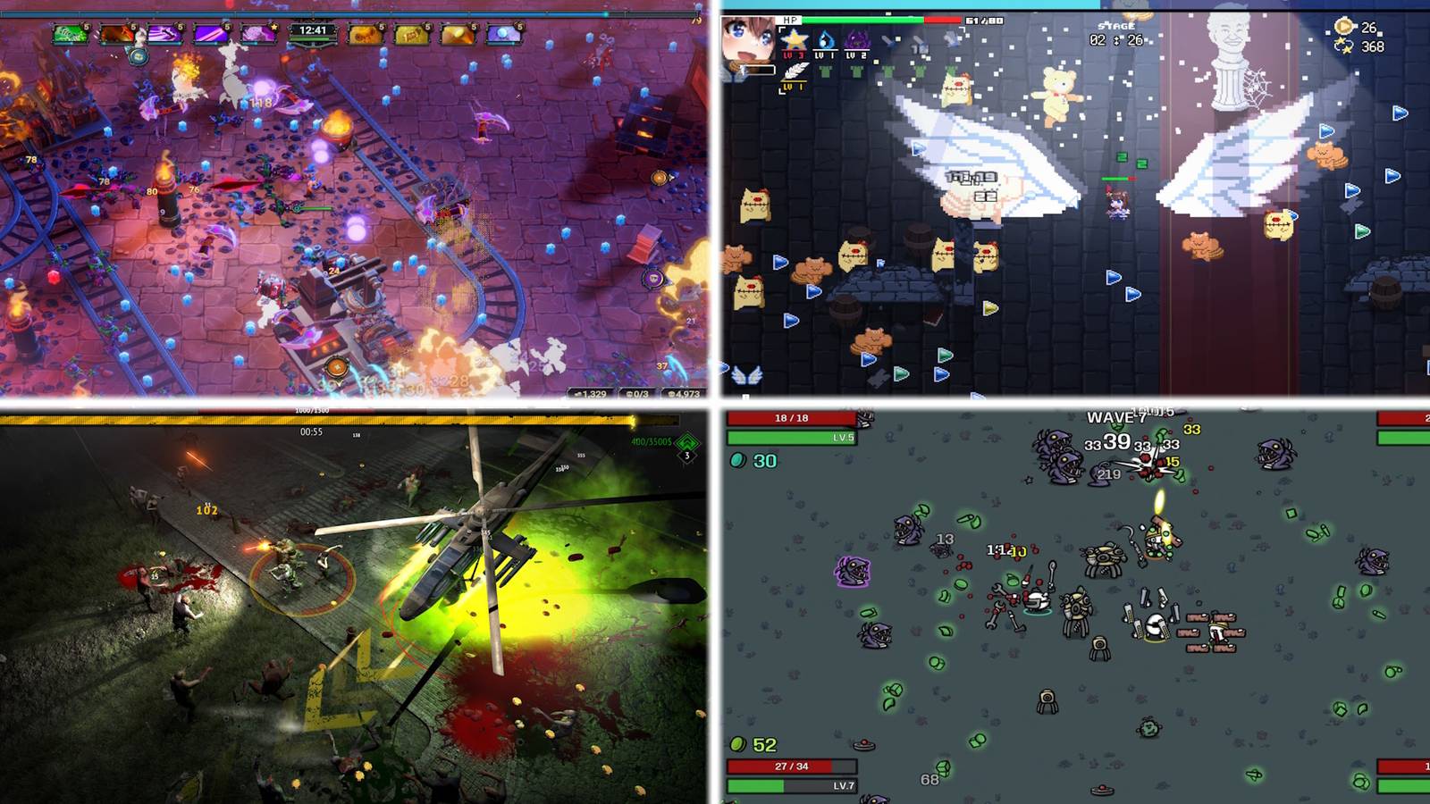 10 Best Bullet Heaven Games on Steam