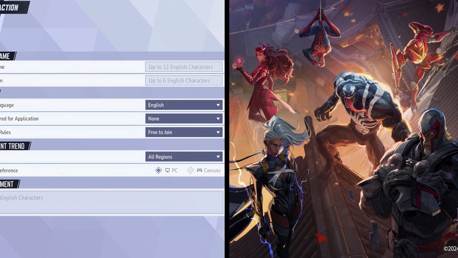 How to Create a Faction in Marvel Rivals