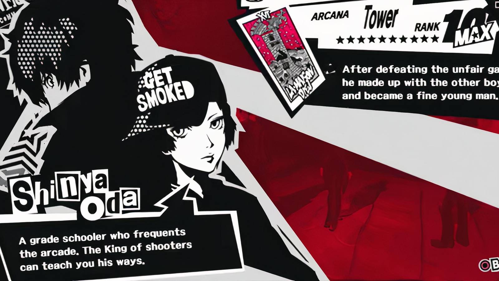 Persona 5 Royal: Tower Confidant Guide - Shinya Oda