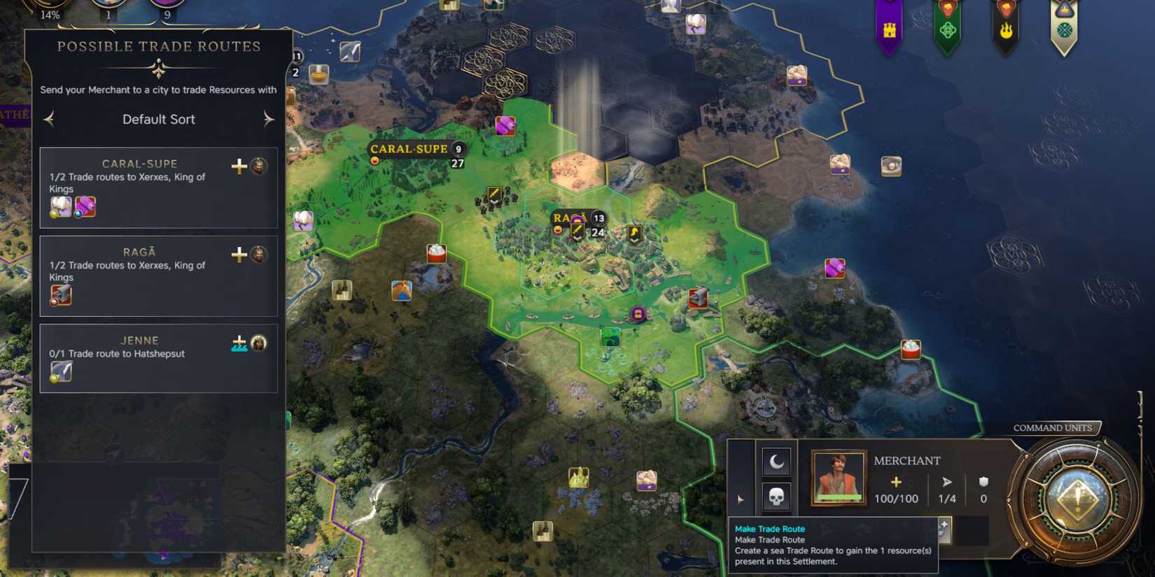 How to Set Up Trade Routes in Civ 7