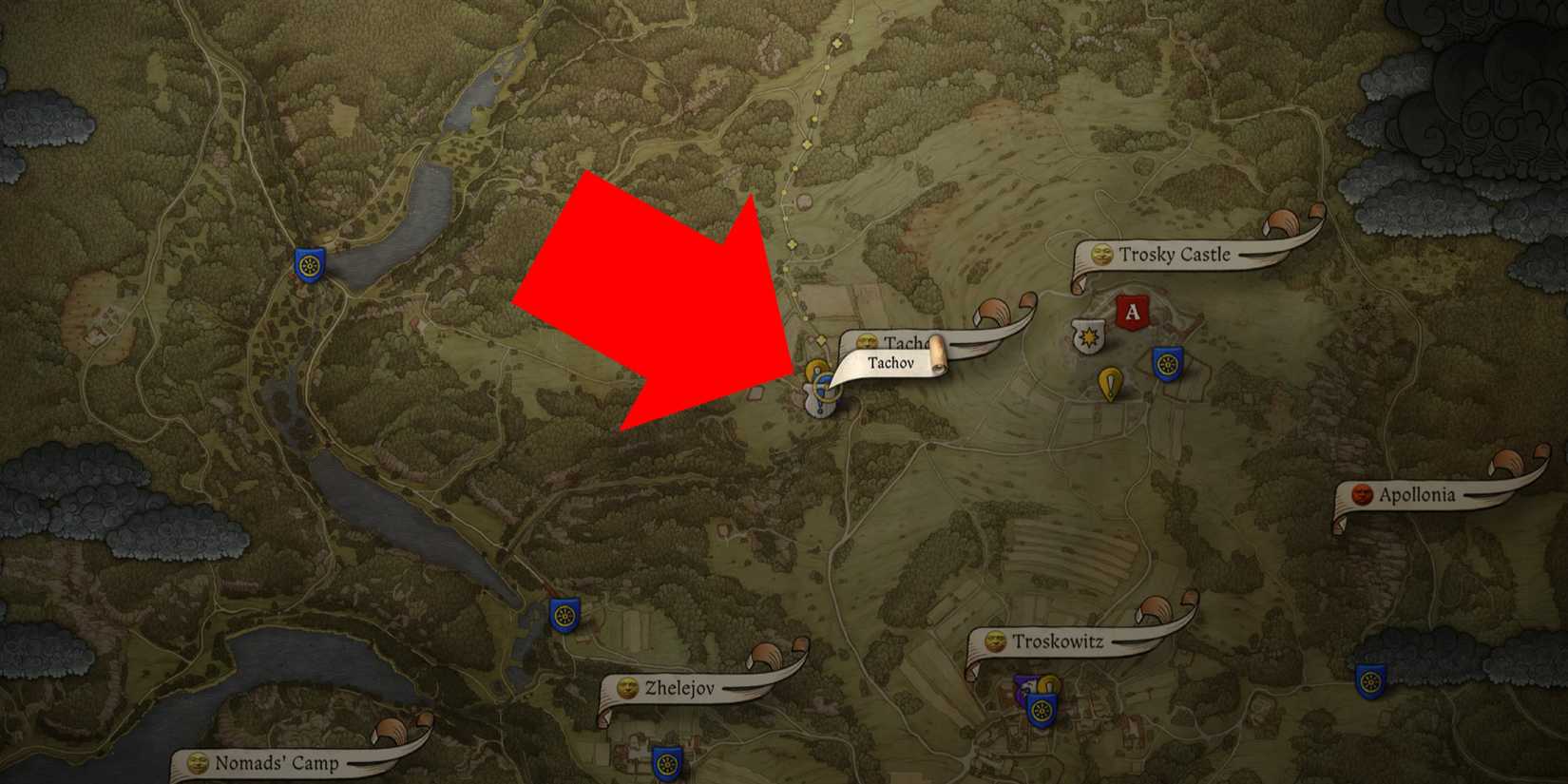 Kingdom Come: Deliverance 2: All Trosky Fast Travel Locations