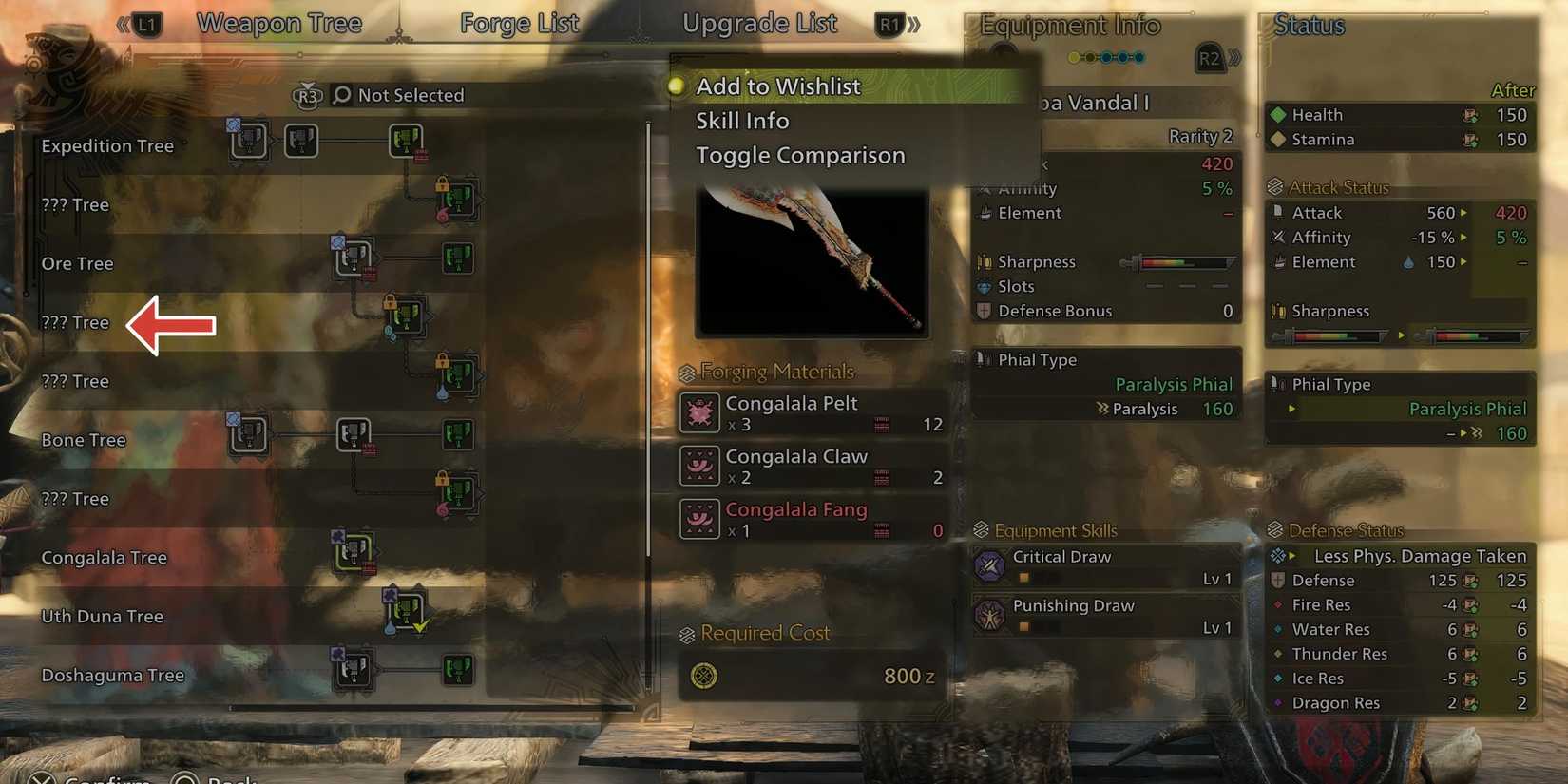 How to Unlock Weapons and Armor in Monster Hunter Wilds: