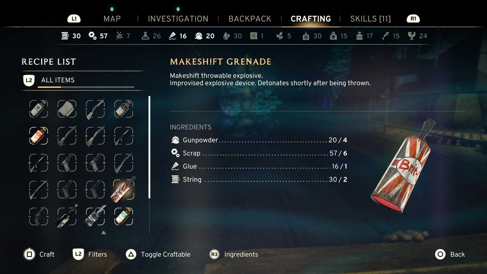 Atomfall: Every Recipe Ranked