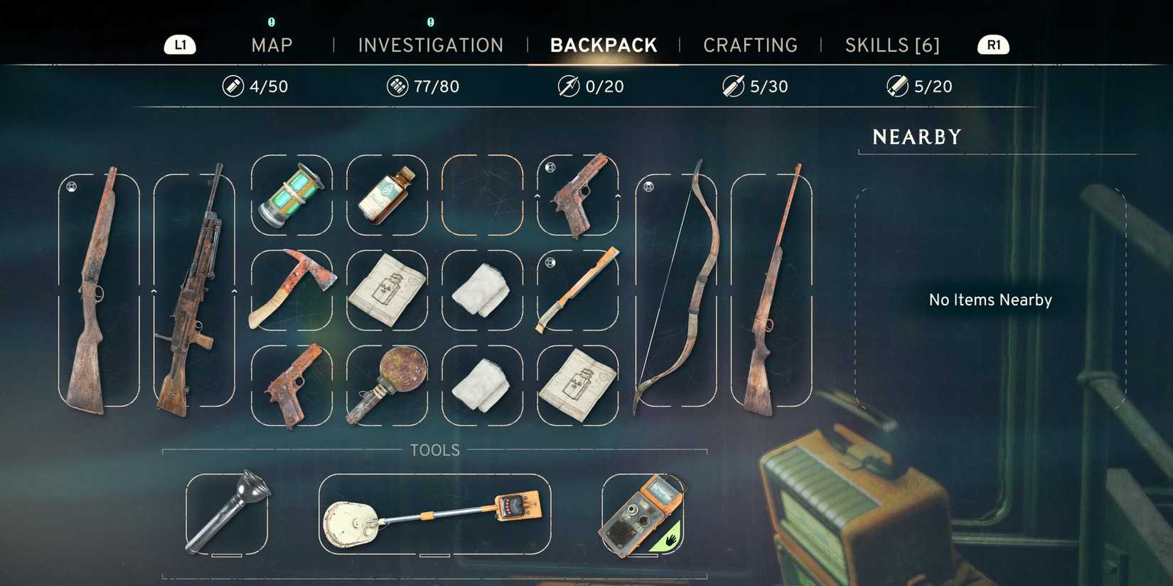 Atomfall: How to Store Items