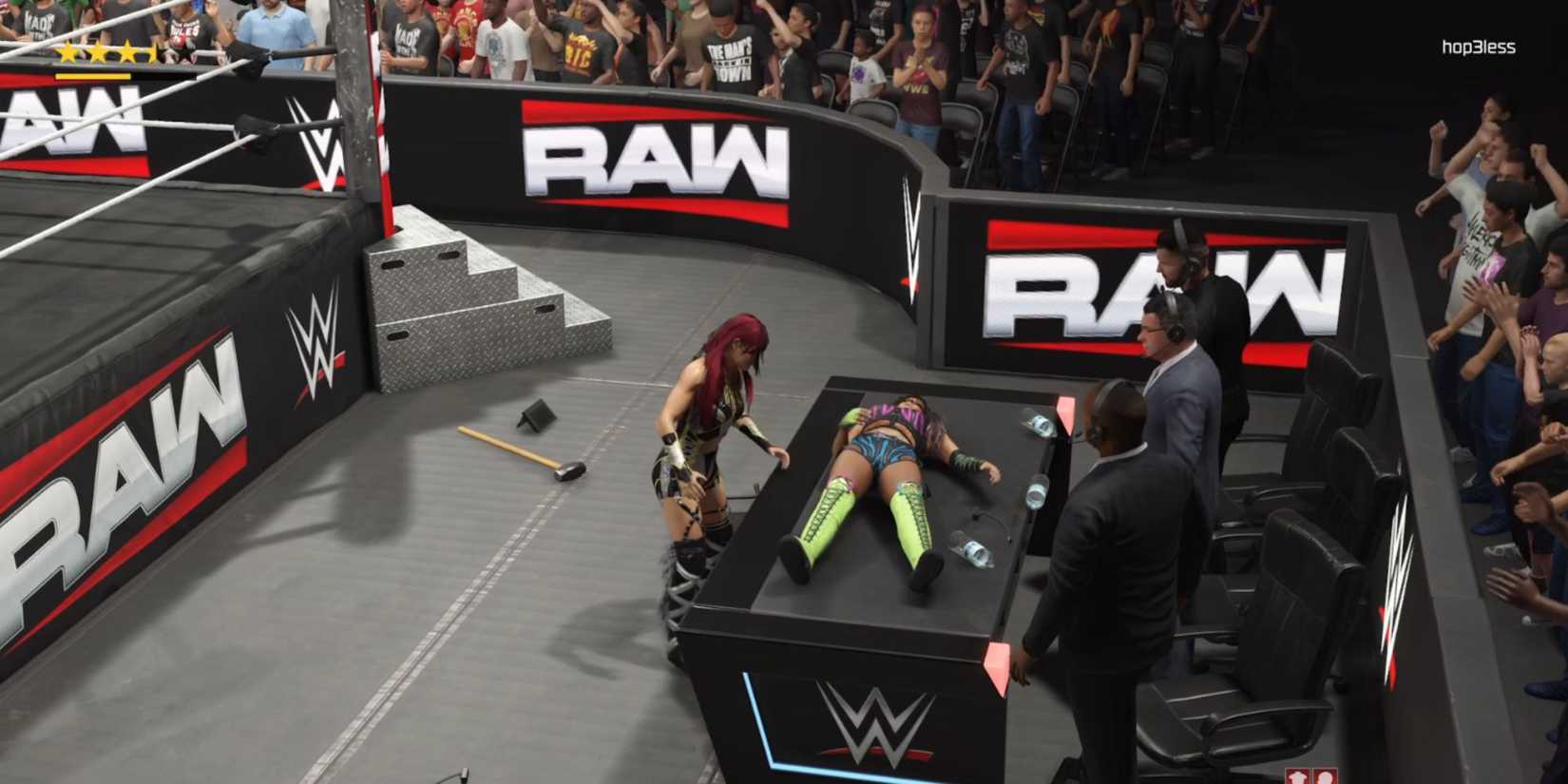 WWE 2K25: How to Put Wrestlers Through The Announce Table