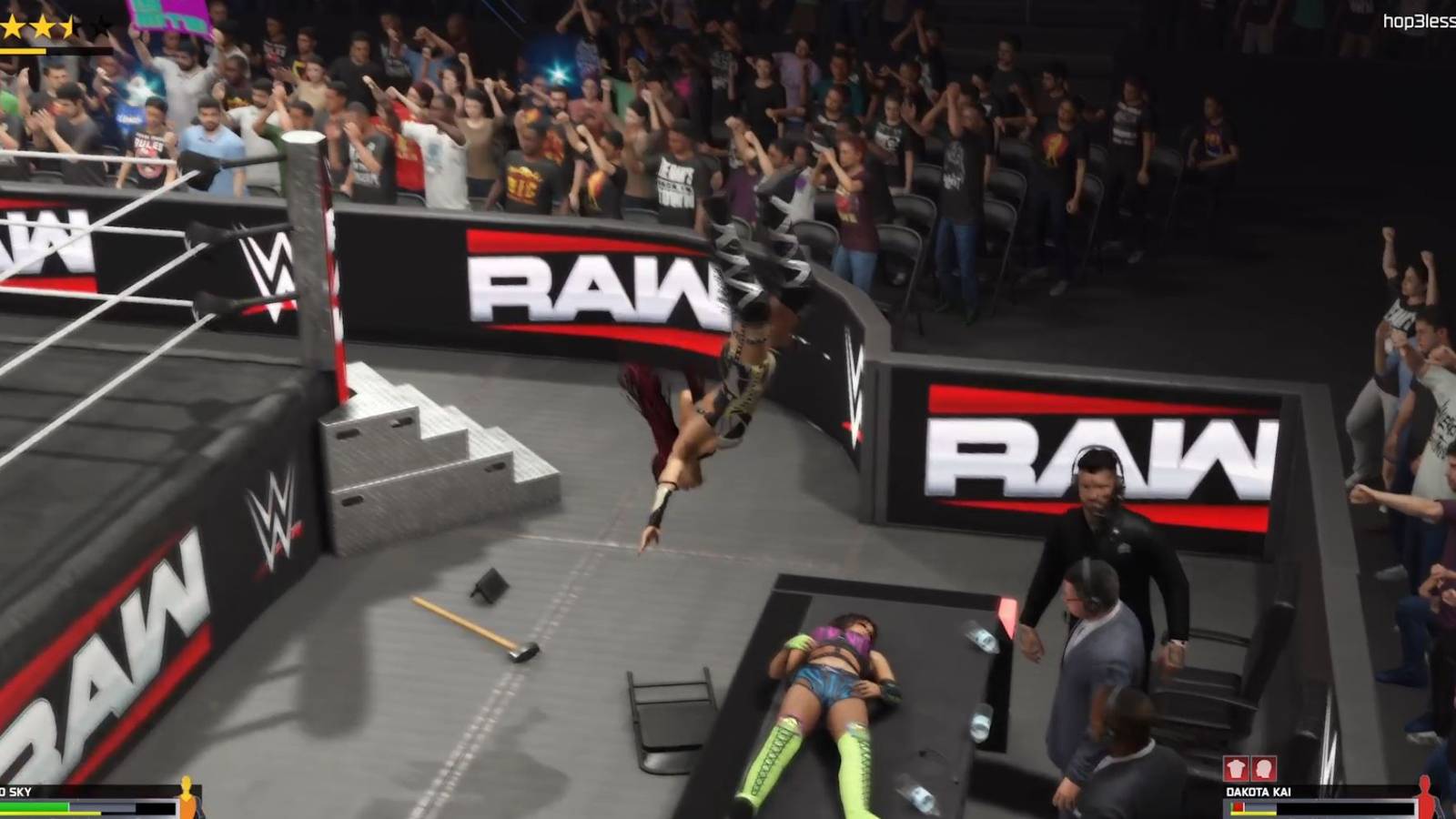 WWE 2K25: How to Put Wrestlers Through The Announce Table