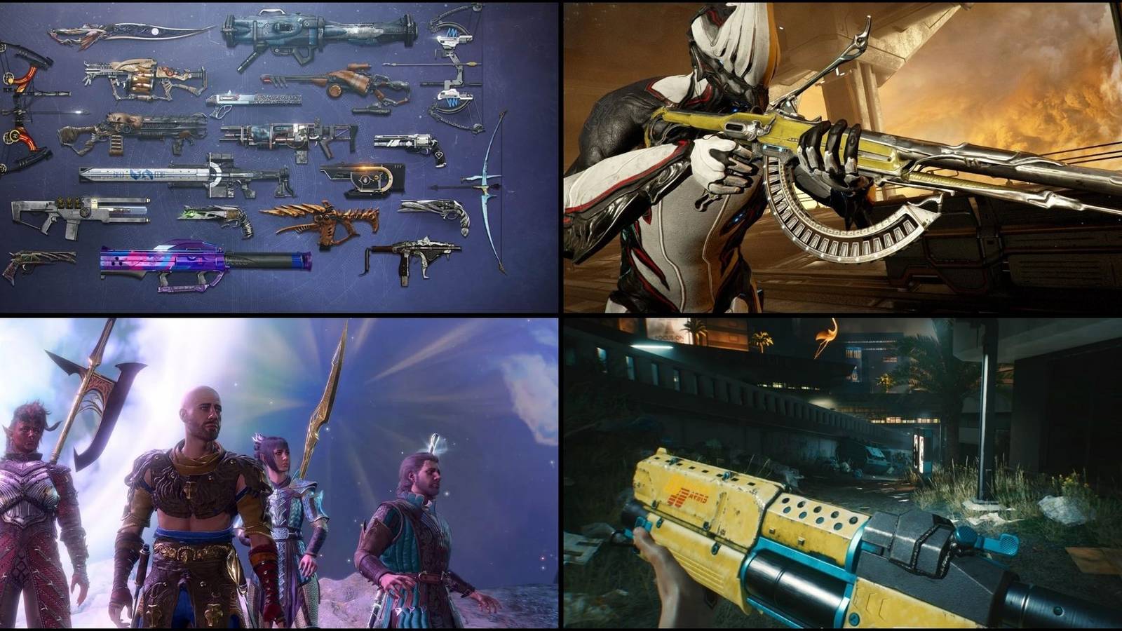 10 Best Games With Loads Of Weapon Types