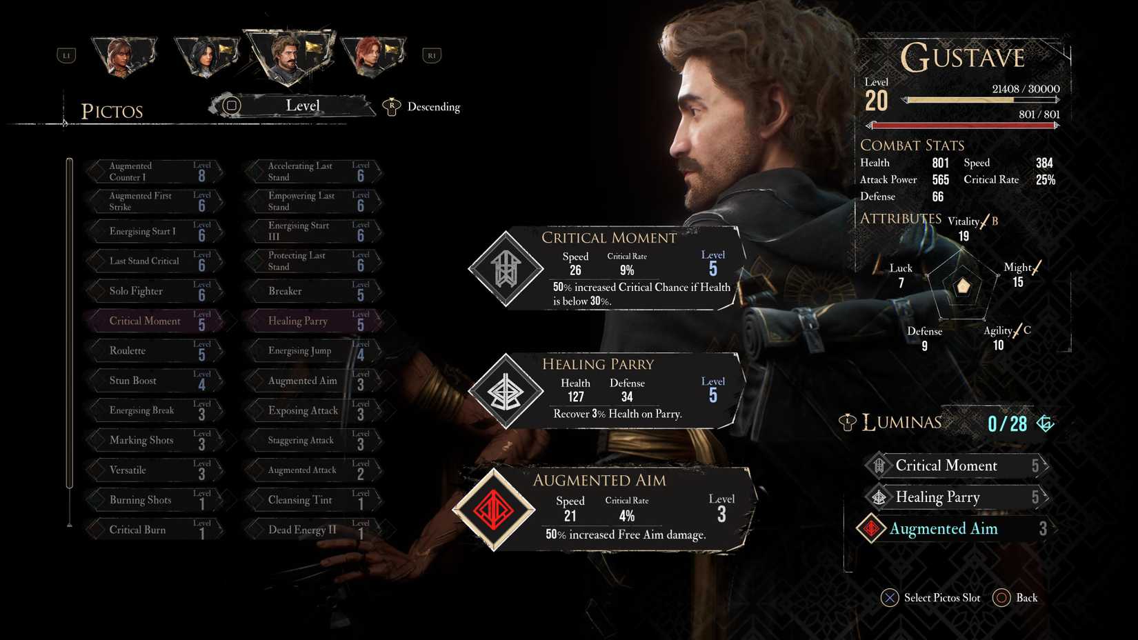 Clair Obscur: Expedition 33: Best Early Game Pictos