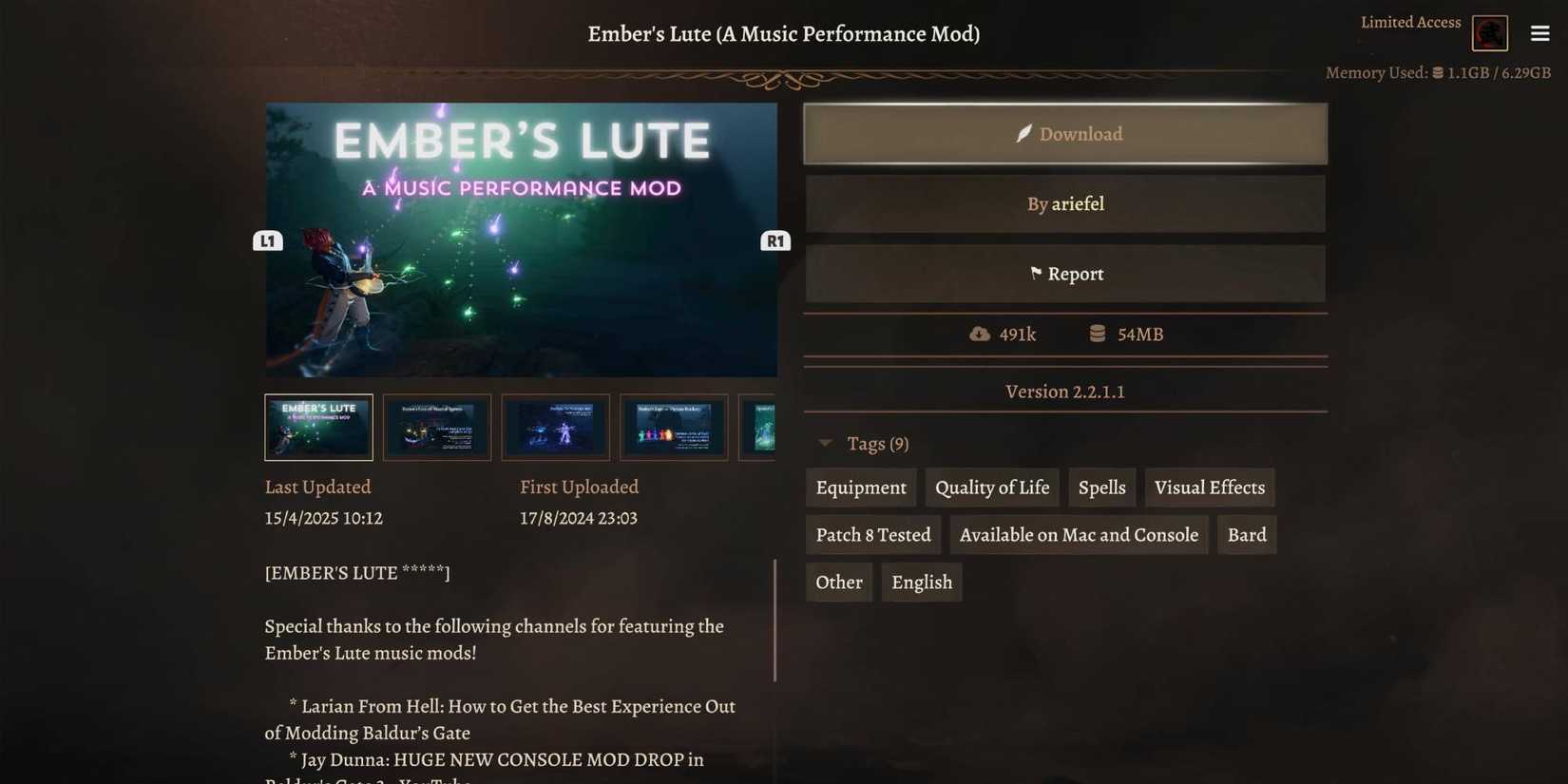 Baldur's Gate 3: 10 Best Mods To Try In Patch 8